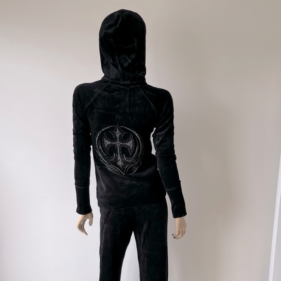 Other | Bejeweled By Susan Fixel Swarovski Tracksuit Set Y2k Glam Nwt ...